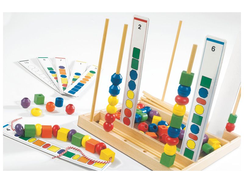 ATELIER REEKSEN Logische kralen om te rijgen Verticaal model