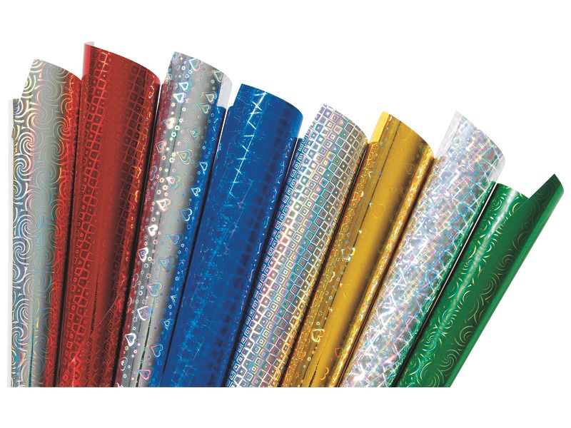 VELLEN HOLOGRAFISCH PAPIER MET MOTIEVEN 120 g